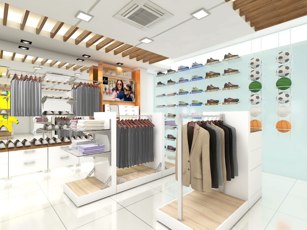 Modern Showroom Outlet Interior Design in 2025