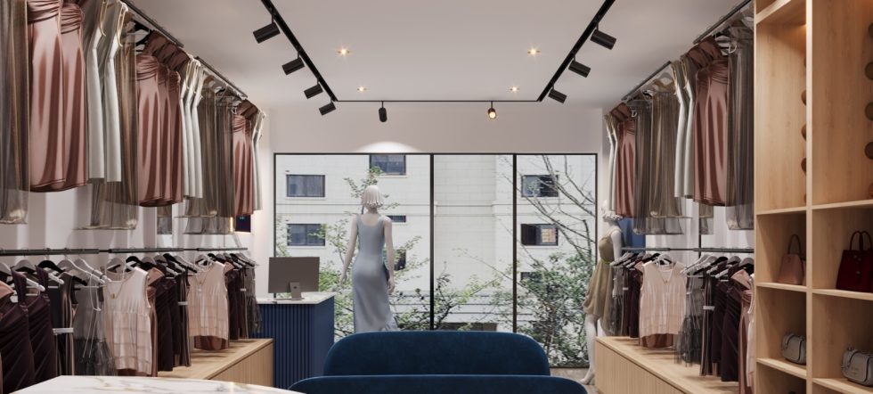 Modern Showroom Outlet Interior Design in 2025